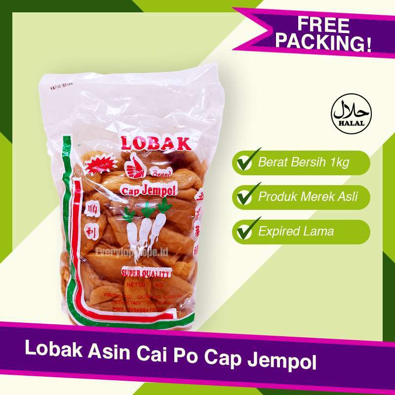 Jual Lobak Asin Brand Cap Jempol 1kg Caipo Caypo Chai Po Cai Berastagi ...