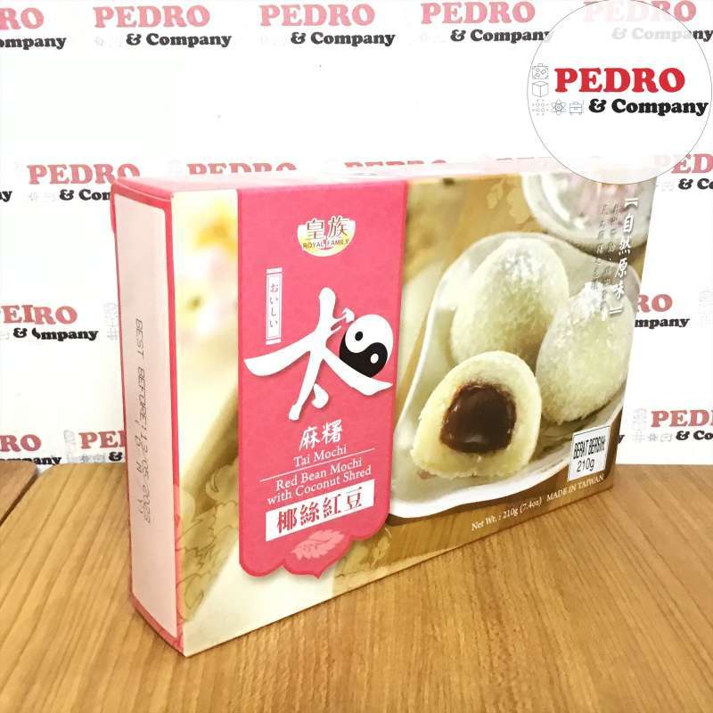 Jual Royal family-Red bean mochi w coconut/moci kelapa kacang merah ...