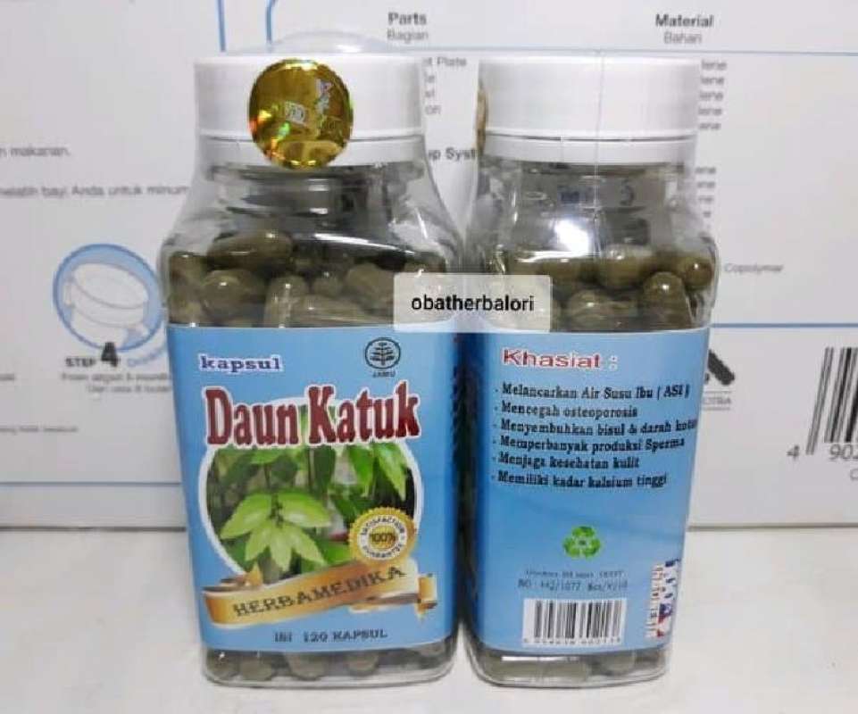 Jual Kapsul Daun Katuk Herbamedika 120 Kapsul di Seller MEHER STORE ...