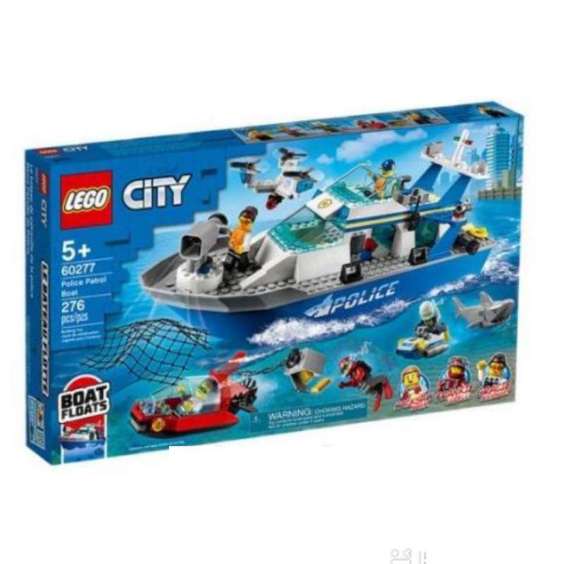 Jual Lego City 60277 Police Patrol Boat di Seller iBos Store - Kamal ...
