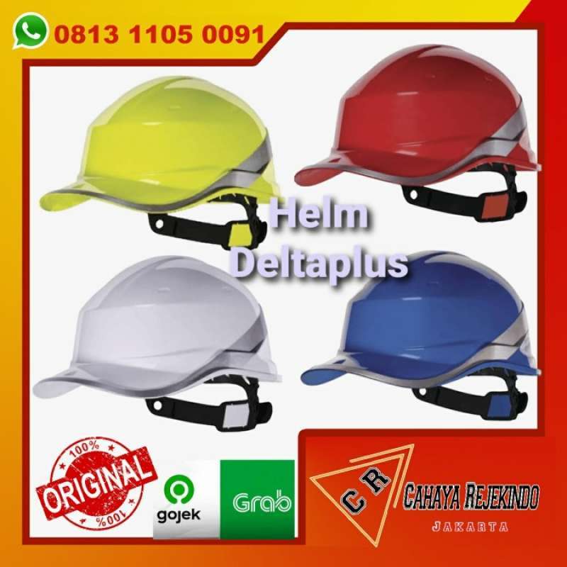 Promo Helm Delta Plus / Safety Helmet Delta Plus /helm Proyek - Kuning ...