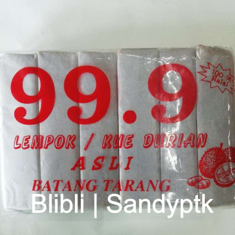 Jual Dodol Lempok Durian Batang Tarang 99.9 Khas Pontianak 1 Kg Kemasan ...