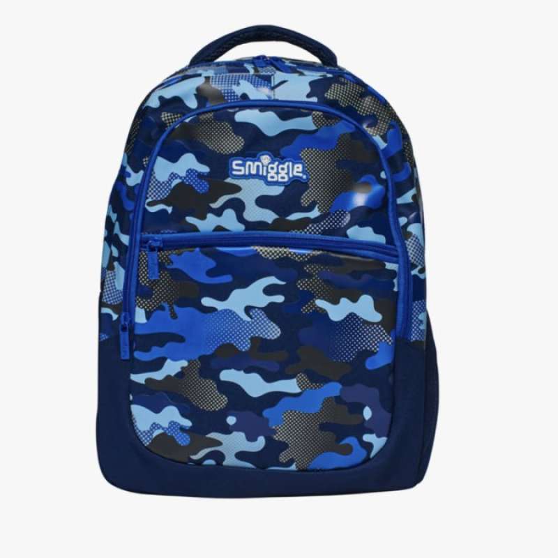 Jual BEST PROMO Smiggle Backpack Bola Soccer Ball Army Illusion Tas ...