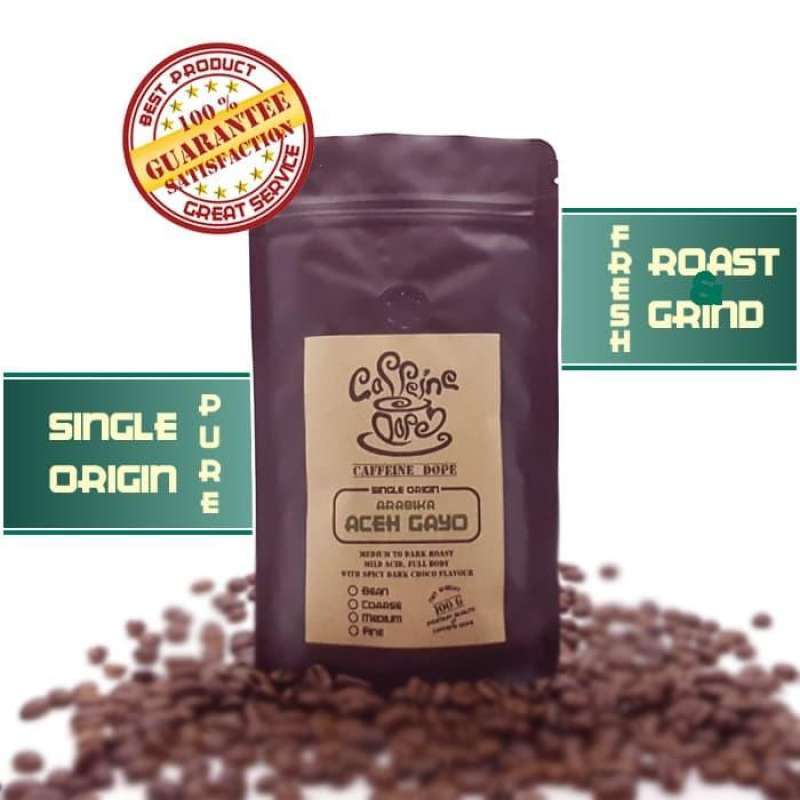 Jual Kopi Arabika Aceh Gayo 100 Gr Single Origin Bean/Biji & Ground ...