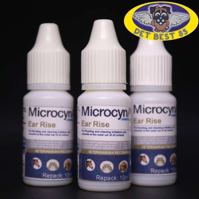 Jual MicrocynAH Ear Rinse 10ml Obat Tetes Telinga Infeksi/Bau/Luka All ...