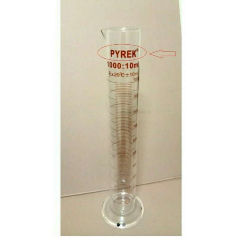 Promo Measuring Cylinder / Gelas Ukur 1000 Ml / 1 Liter - Pyrex | Alat ...