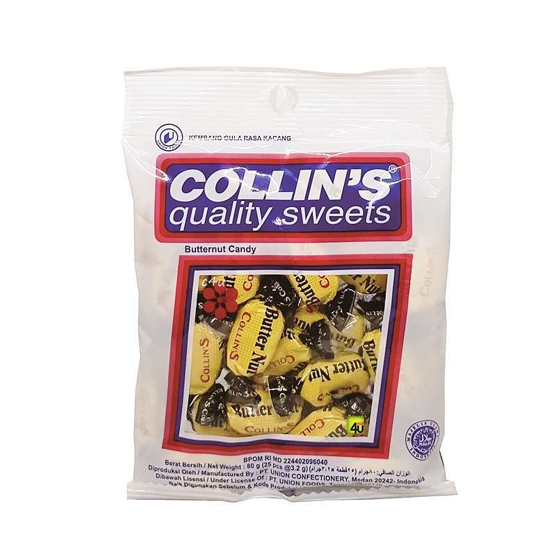 Jual COLLINS - Butter Nut Candy - 80 gr di Seller cemilan4u - Kota ...