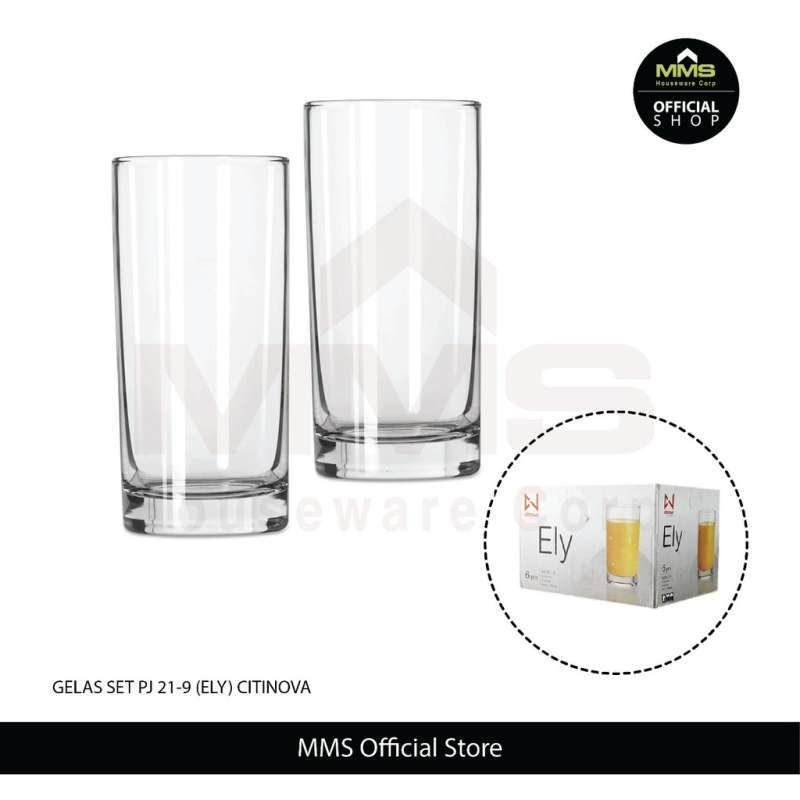 Jual MMS Gelas Set Ely Citinova/Gelas Kaca Murah di Seller Dapoer Laris ...
