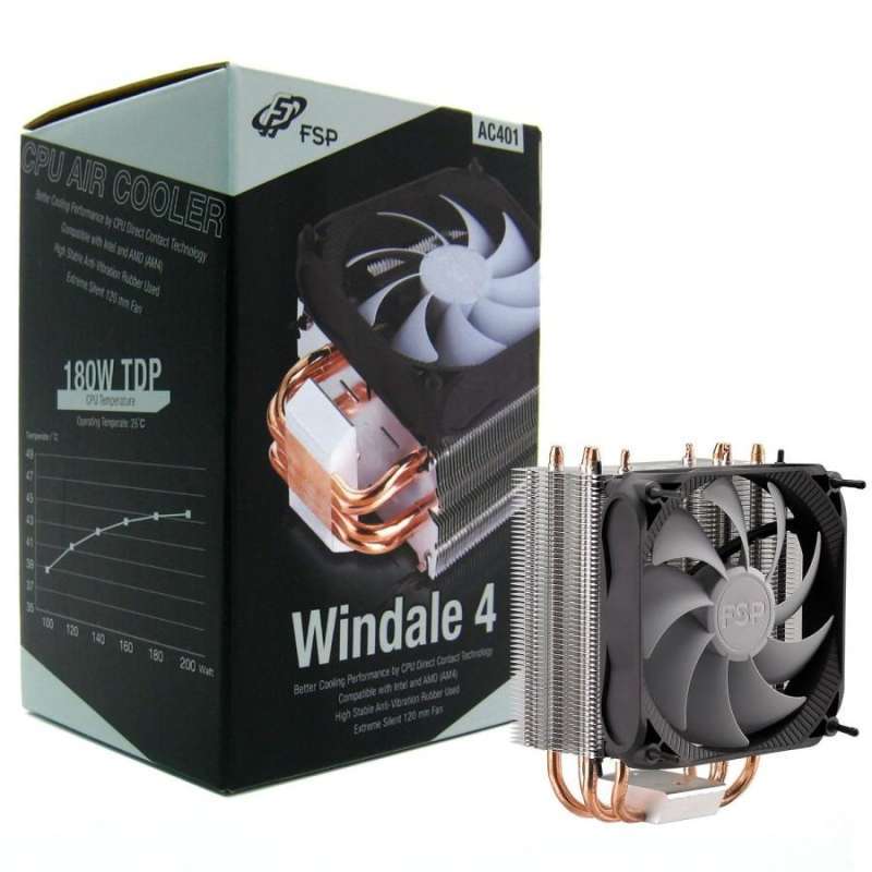Jual Fan Processor FSP Windale 4 AC401 bisa untuk Intel dan AMD di ...