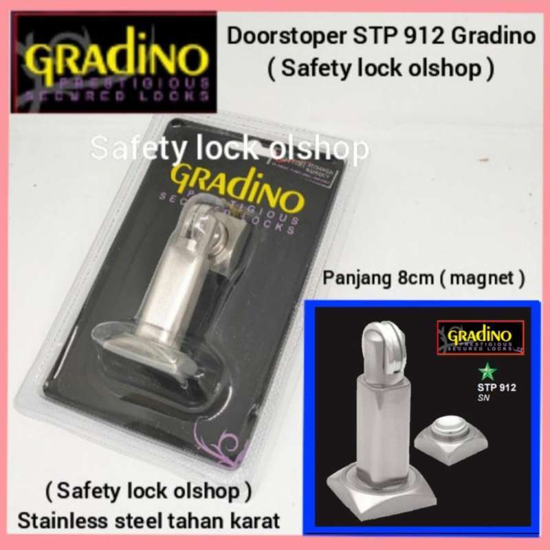 Jual Penahan Pintu / Door Stoper GRADINO STP 912 di Seller safetylock ...