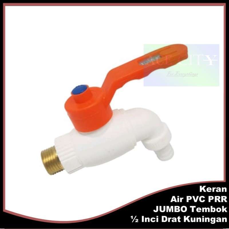 Jual Keran Air PVC PPR Jumbo Drat Kuningan 1/2 Inci Drat Kuningan di ...