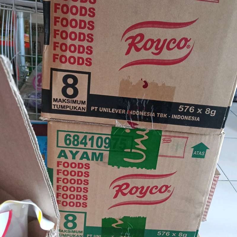 Jual royco sapi & ayam 48 renteng / 1 dus / kartonan di Seller zhafir ...