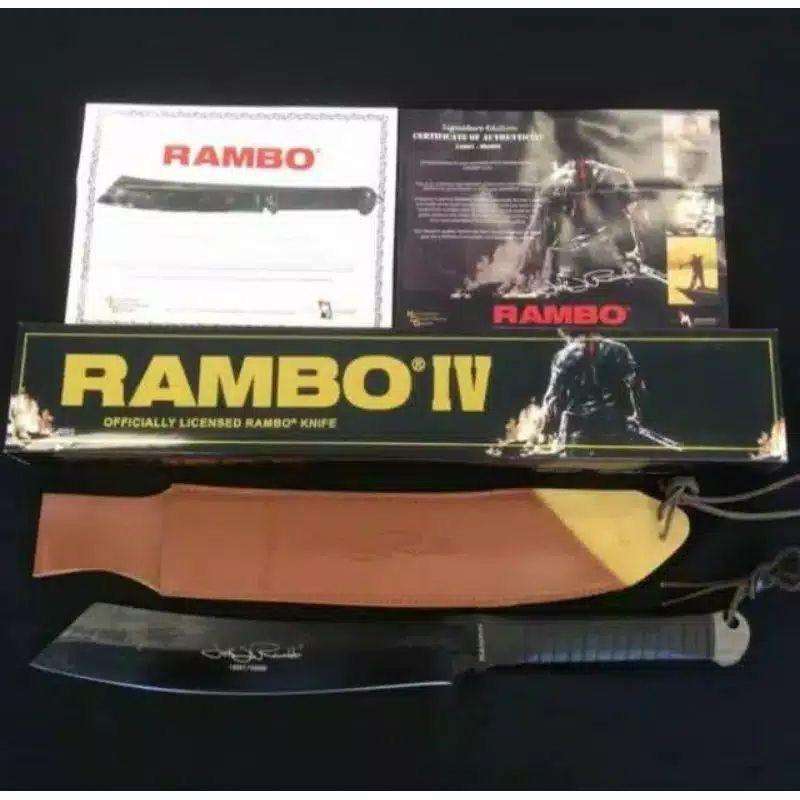 Jual Pisau Sangkur Rambo Iv/Pisau Berburu Hutan Rambo/Pisau Survival ...