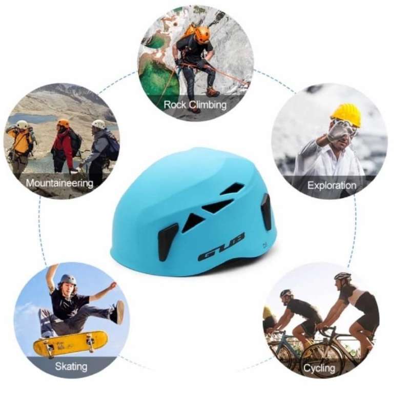 Jual helm proyek gub d6 helmet sepeda helm panjat rock climbing safety ...