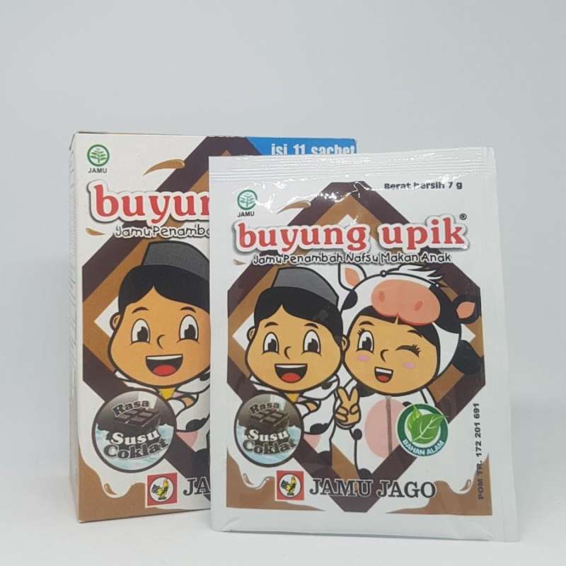 Jual Buyung Upik Jamu Jago Rasa Susu Cokelat - Pack Isi 11 Di Seller ...