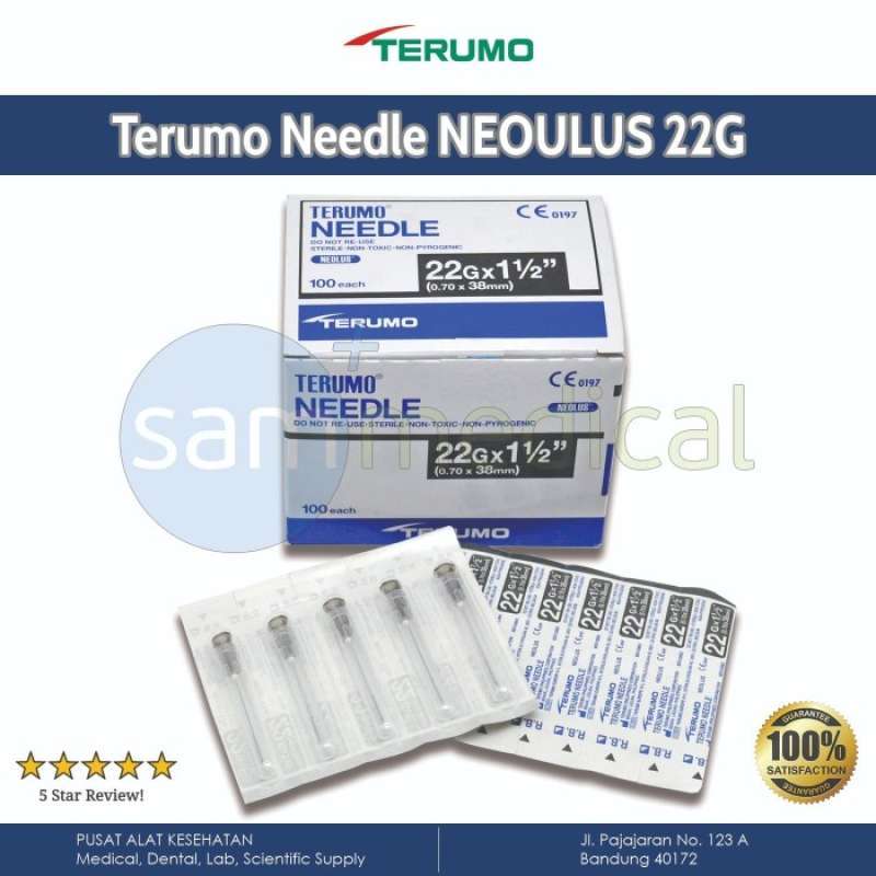 Jual Terumo Needle Neolus 22g Per 10 Pcs Di Seller Sam Medical Official Store - Arjuna, Kota ...
