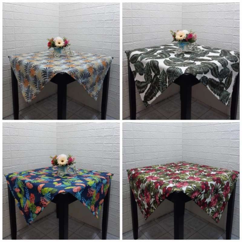 Promo Taplak Meja Persegi 100 X 100, 120 X 120 Cm, Taplak Meja Makan ...