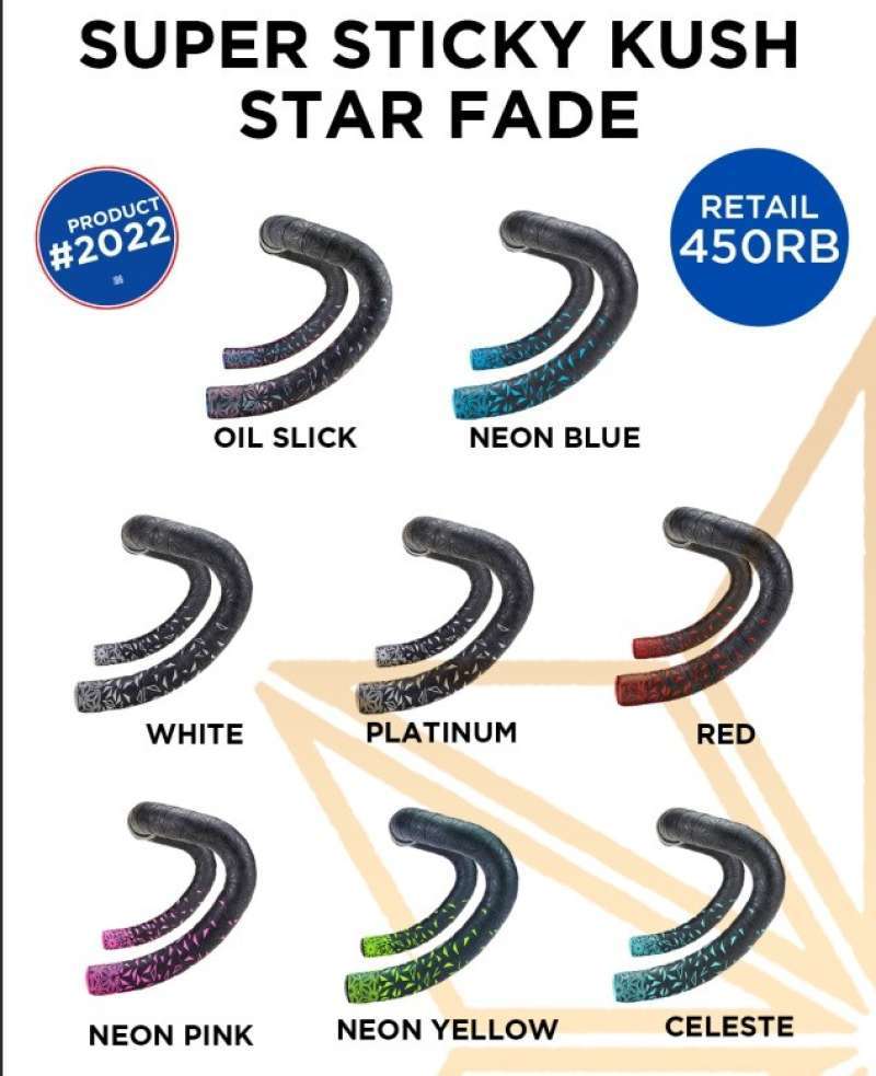 Jual Bar Tape SUPACAZ Super Sticky Kush Star Fade - ORIGINAL di Seller ...