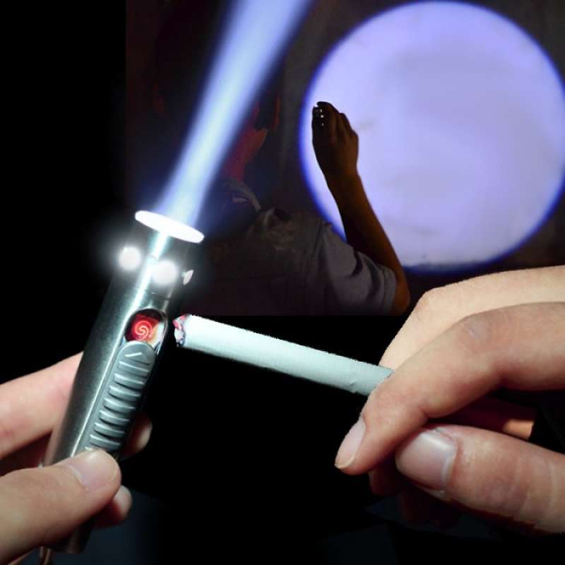 Promo Senter Batu + Korek Elektrik (Bluemoon) Diskon 10% di Seller ...