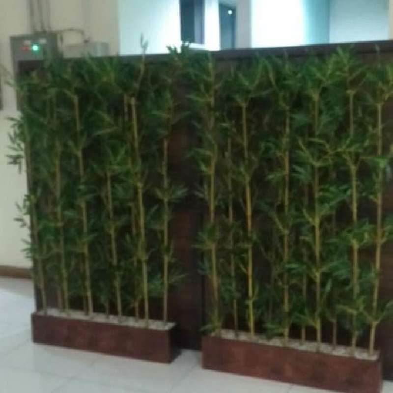 Jual pohon partisi bambu bunga plastik di Seller Fatih Bunga Dekorasi ...