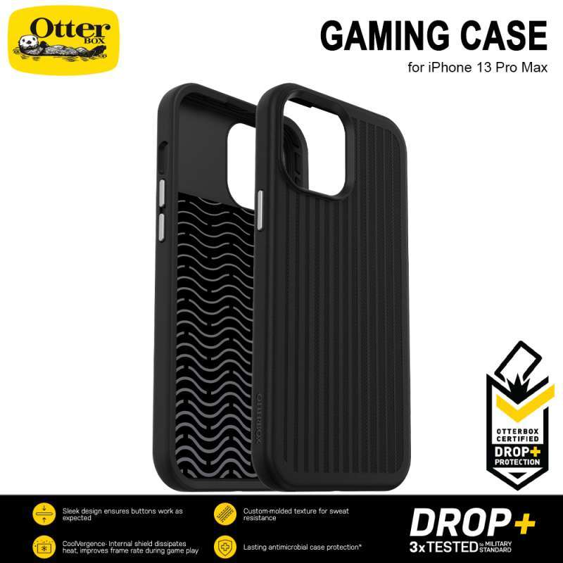 Promo Casing iPhone 13 Pro Max OtterBox Antimicrobial Easy Grip Gaming ...
