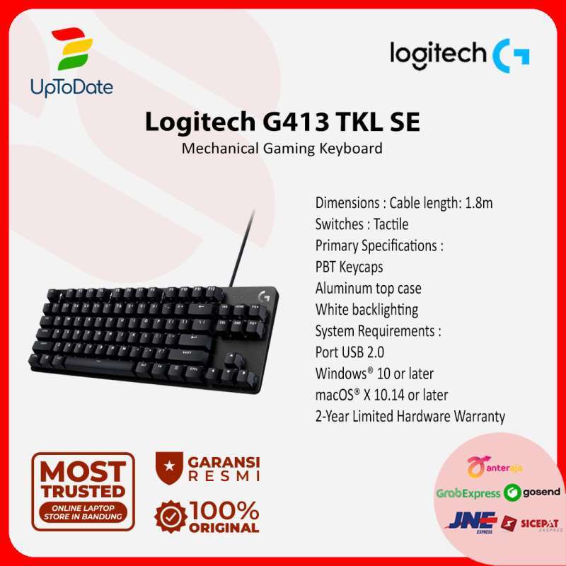 Jual Logitech G413 SE TKL Mechanical Gaming Keyboard di Seller Up To ...
