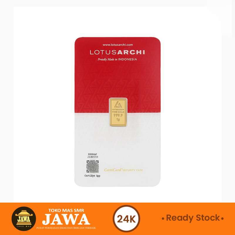 Jual Logam Mulia Lotus Archi Kadar 24K di Seller Toko Mas Jawa - Toko ...