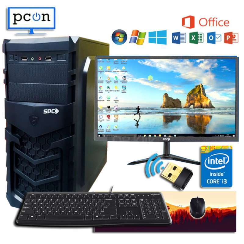 Jual Pc Rakitan Komputer Office Design I Ram Gb Full Set Monitor Spc Di Seller Cullen