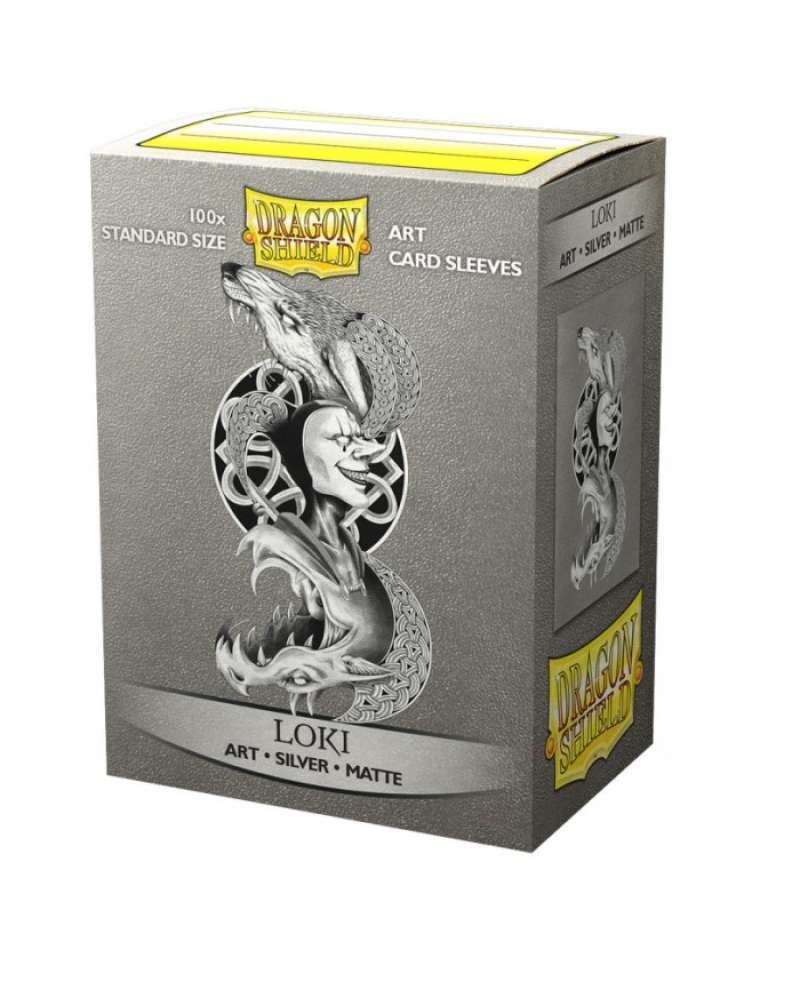 Jual Dragon Shield Art Silver Matte - Loki Sleeves di Seller DENTA TOYS ...