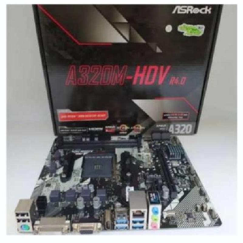 Promo Motherboard Pc Mainboard Amd Asrock A320m-hdv Socket Am4 Ddr4 Murah Diskon 1% Di Seller ...