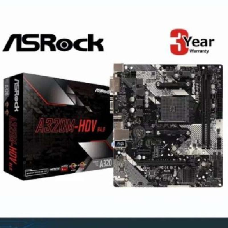 Promo Motherboard Pc Mainboard Amd Asrock A320m-hdv Socket Am4 Ddr4 ...