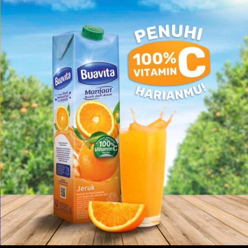 Jual Buavita Jus Buah Jeruk Asli Ukuran 1l Manfaat Buah Dari Alam Di ...