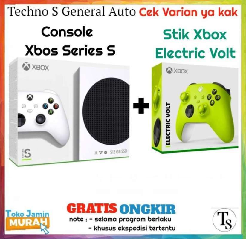 Promo Console Xbox series S - Konsol Xbox S series - Console+1stik ...