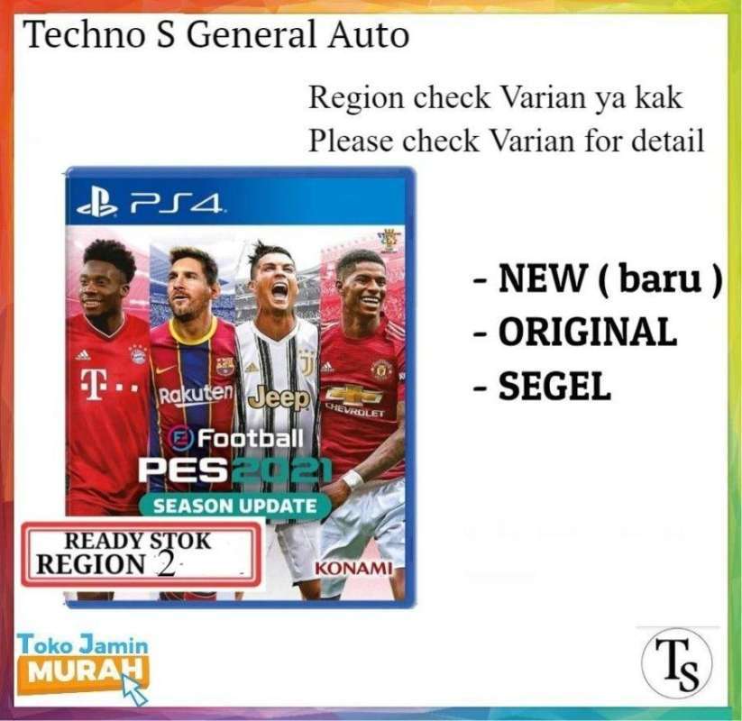 Jual PS4 PES 21 - PS4 PES 2021 - Football PES 2021 - PS 4 PES 21 di ...