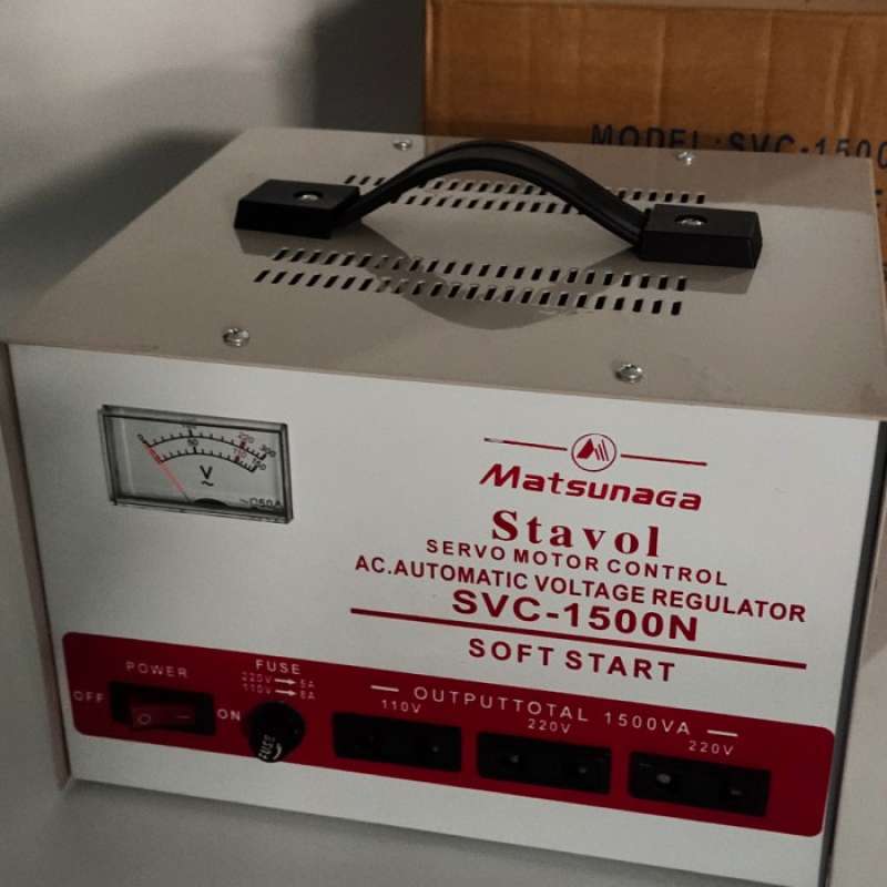 Jual Stabilizer Listrik Matsunaga 1500W/Stavol/Alat penstabil listrik ...