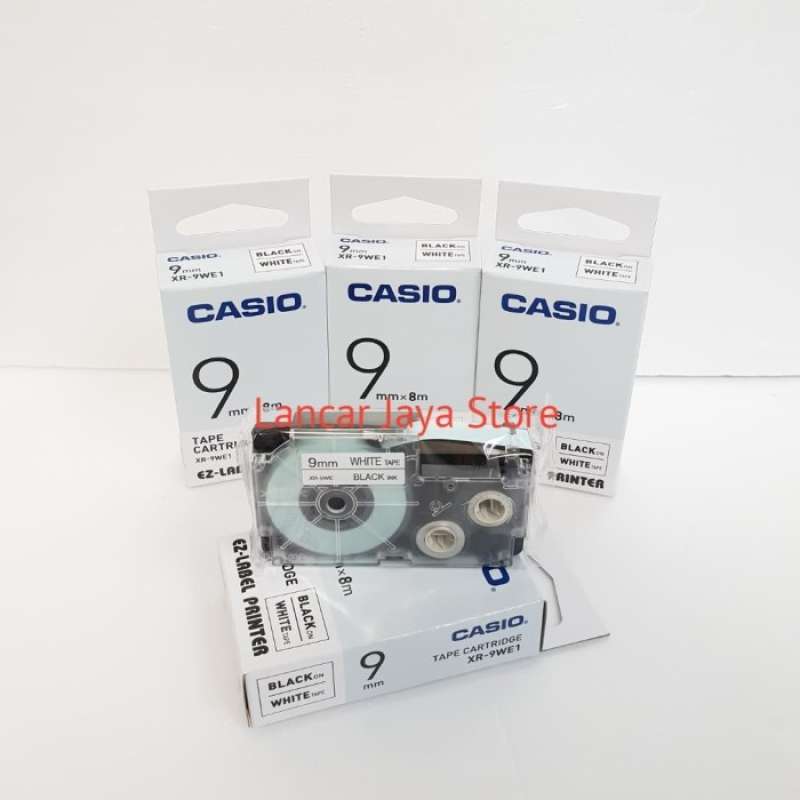 Promo Label Casio Ez-Label Printer Casio / Tape Cartridge Xr-9We1 White ...