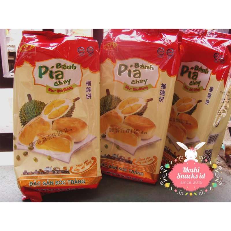 Jual Pia Durian Vietnam Halal / Banh Pia Chay / Pia Duren / Pia Durian ...