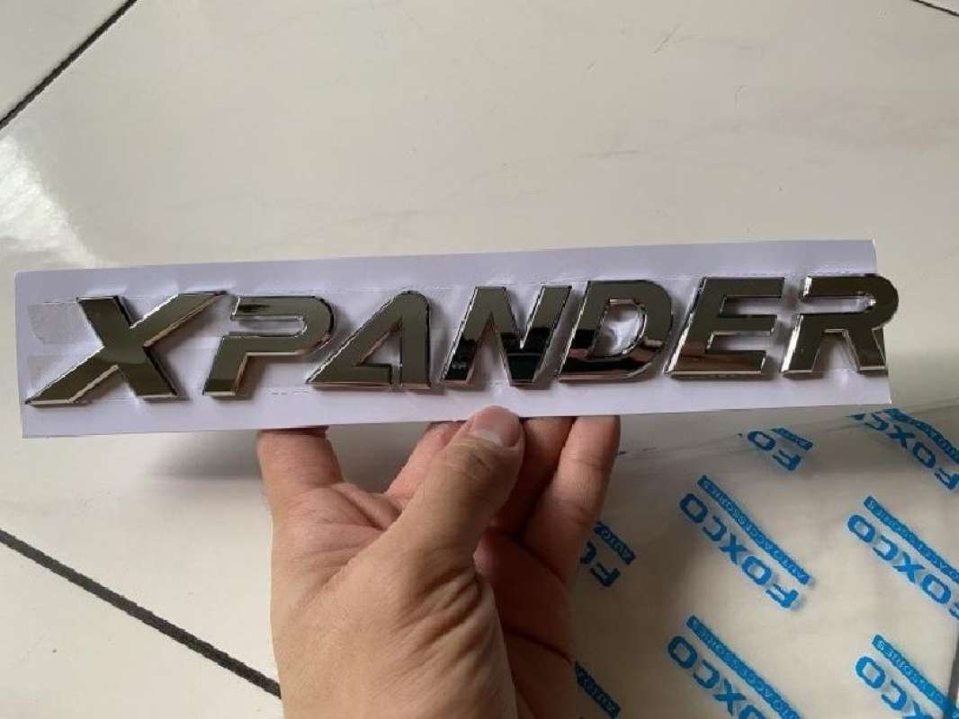 Promo Tulisan Emblem Xpander Kap Mesin Logo Mobil Expander Diskon 3% Di ...