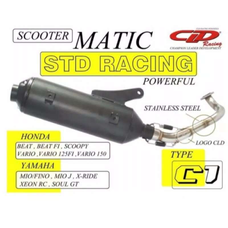 Promo Knalpot Standar Racing Mio J Type C1 Diskon 15% di Seller Enzoga ...