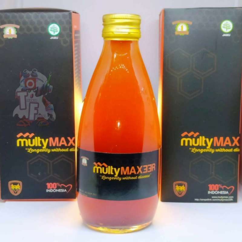 Promo Multymax 33R 250 Ml Herbal Multivitamin Daya Tahan Tubuh - Multy ...
