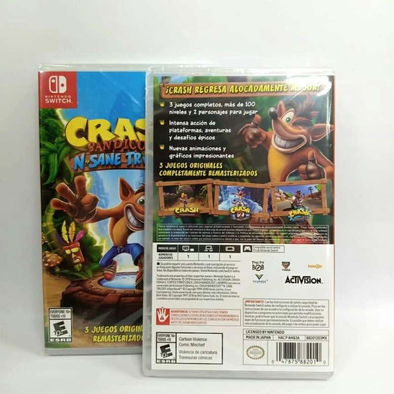 Jual Nintendo Switch Crash Bandicoot N-Sane Trilogy di Seller GAMES 99 ...