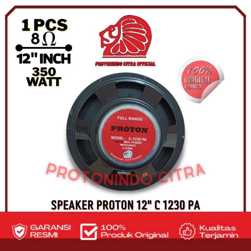 Jual Speaker Proton 12 Inch C 1230 Pa Full Range 350 Watts Di Seller ...