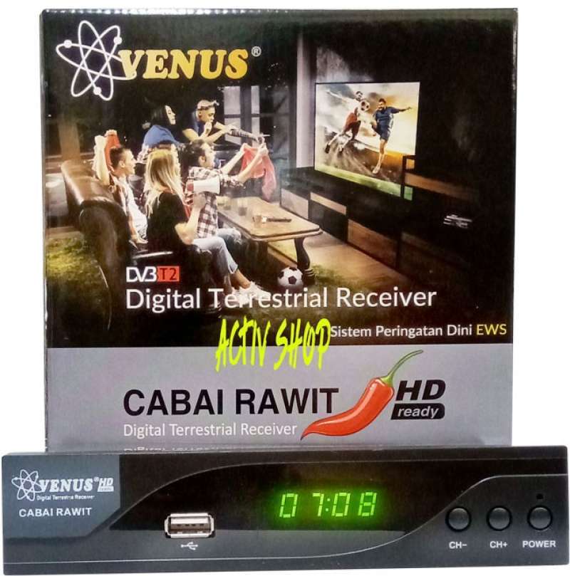 Promo SET TOP BOX TV DIGITAL DVBT2 / DVB-T2 VENUS BRIO EWS Garansi 1 ...