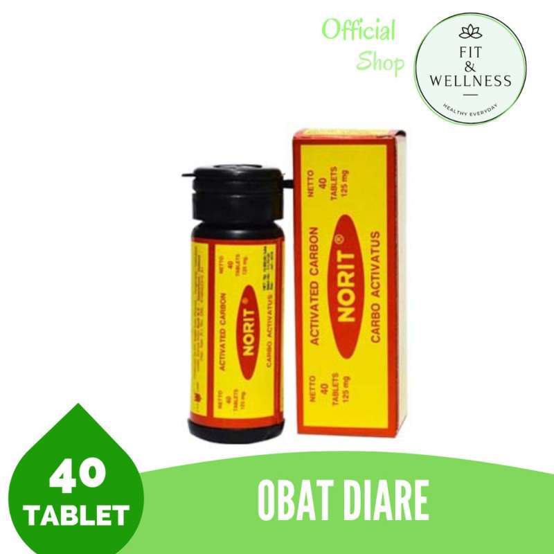 Jual Norit Karbon Aktif 40 Tablet - Obat Diare, Kembung, Dan Penyerap ...
