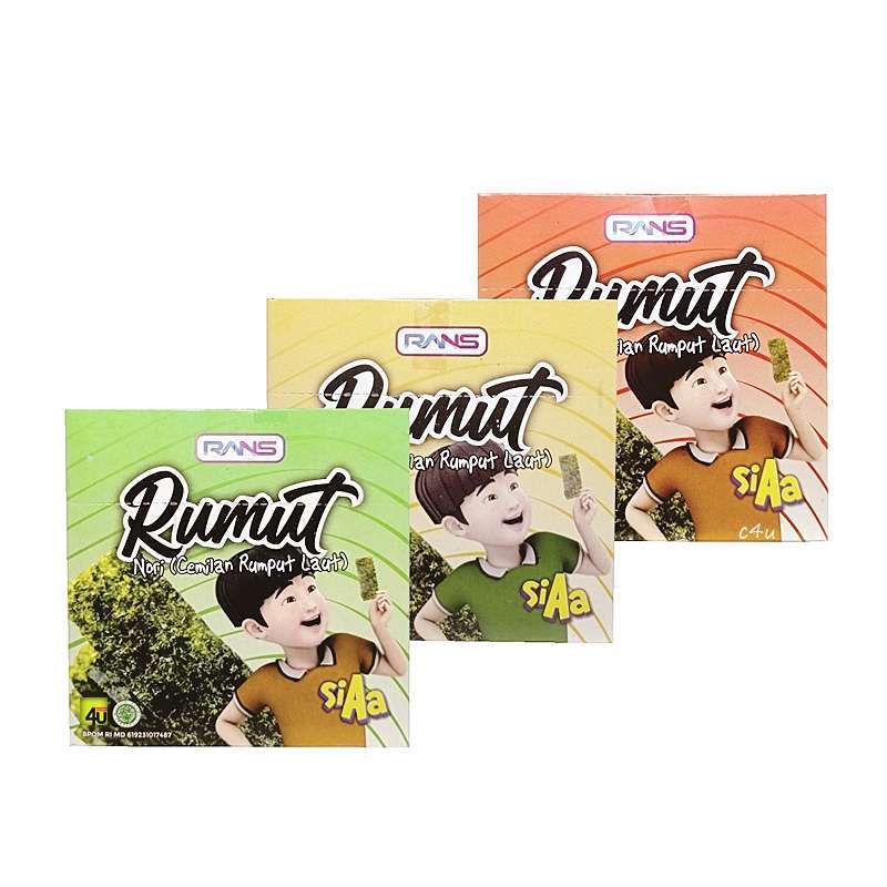 Promo Rans Rumut Nori - Snack Rumput Laut - Box Isi 12 Pcs Diskon 9% Di ...