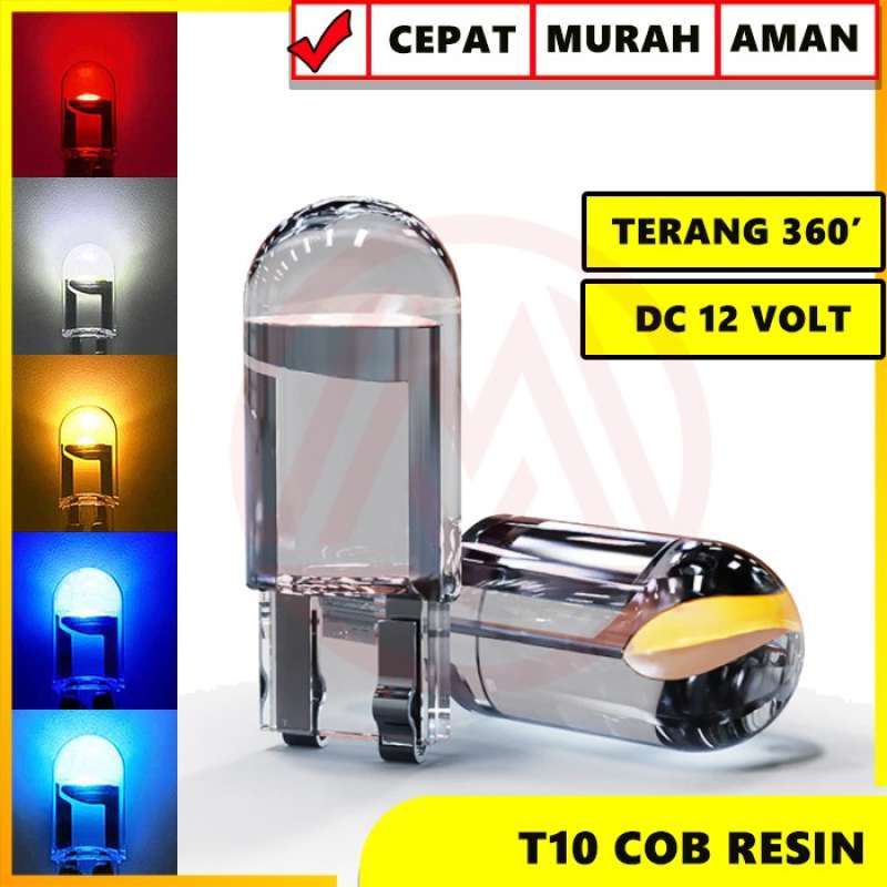 Jual LAMPU LED T10 RESIN FULL KACA 360 LAMPU SENJA LAMPU PLAT SUPER ...