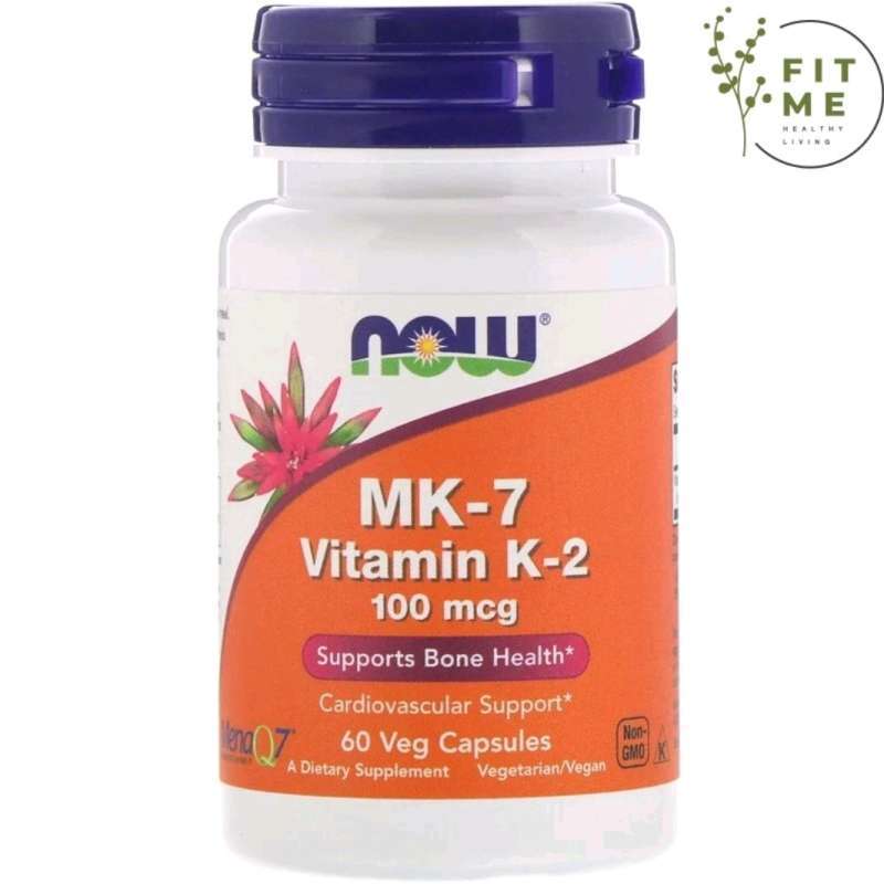 Jual Now Foods Vitamin K-2 MK-7 Suplemen Kesehatan [100 mcg isi 60 Veg ...