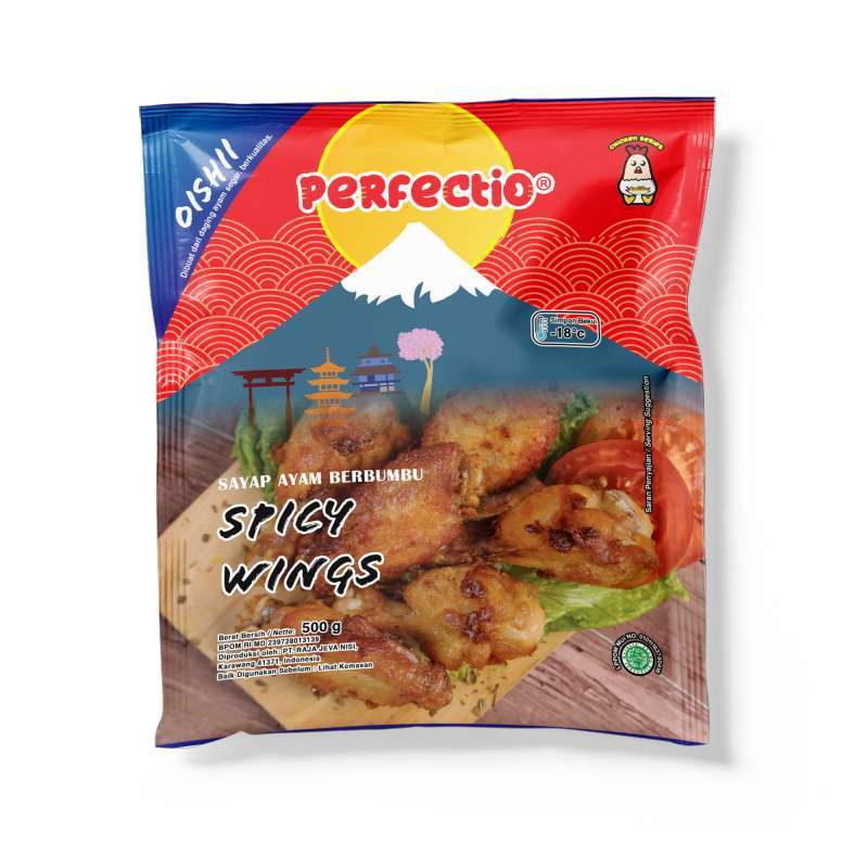 Jual Perfectio Spicy Wings 500gr Sayap Ayam Berbumbu frozen di Seller ...
