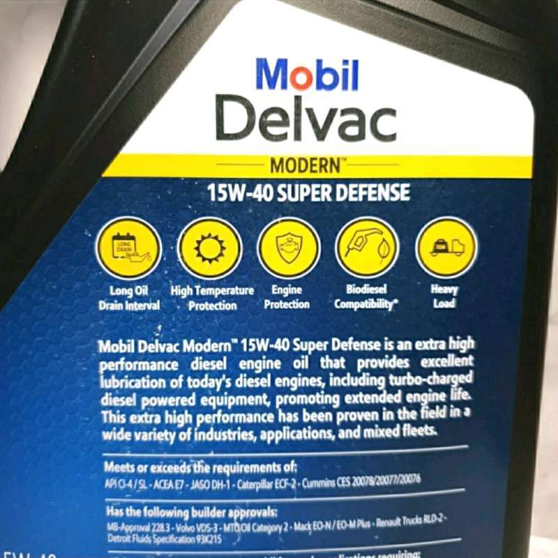 Jual All New! Mobil Delvac Mx/ Delvac Modern Super Defense 15w-40 ...