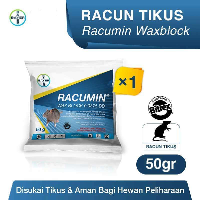 Promo Bayer Racumin Waxblock Racun Tikus Diskon 13% di Seller TB ASIA ...